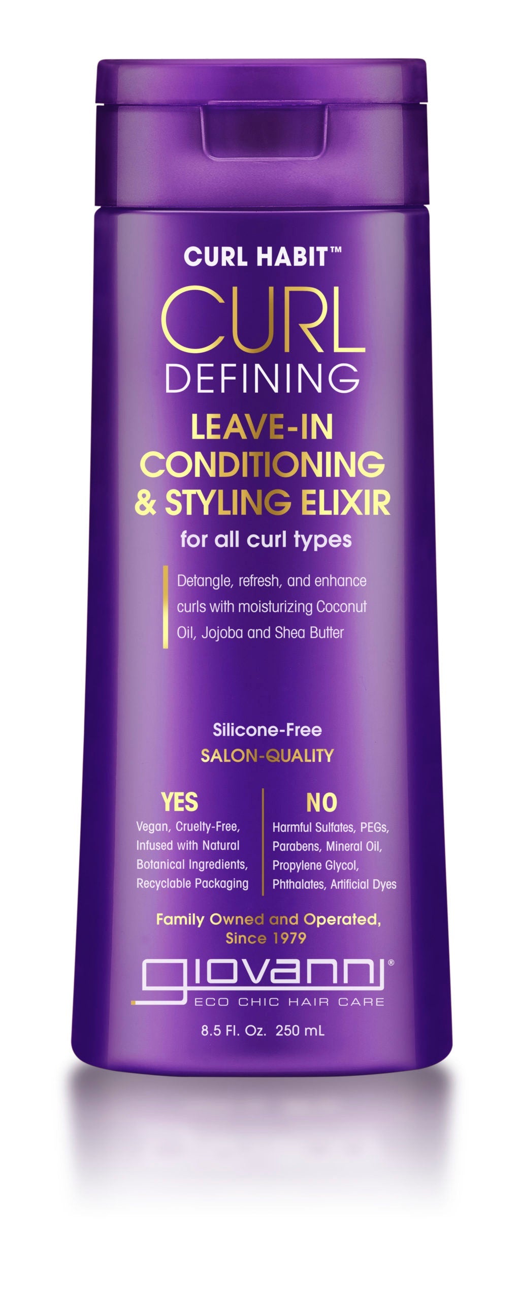 Giovanni Cosmetics Curl Defining Leave-in Cond. & Styling Elixer